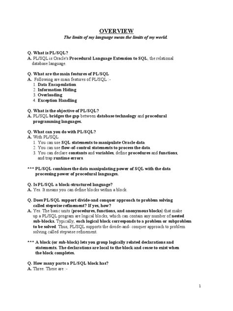 Plsql Intrv Guide Pdf Plsql Data Type