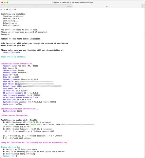 Fedora Asahi Remix Installieren
