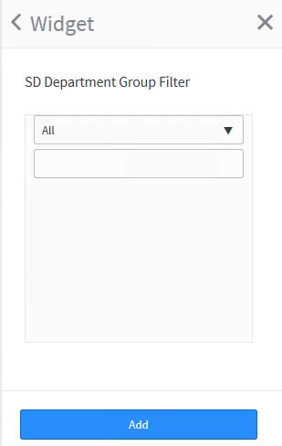 Performance Analytics PA Interactive Filter
