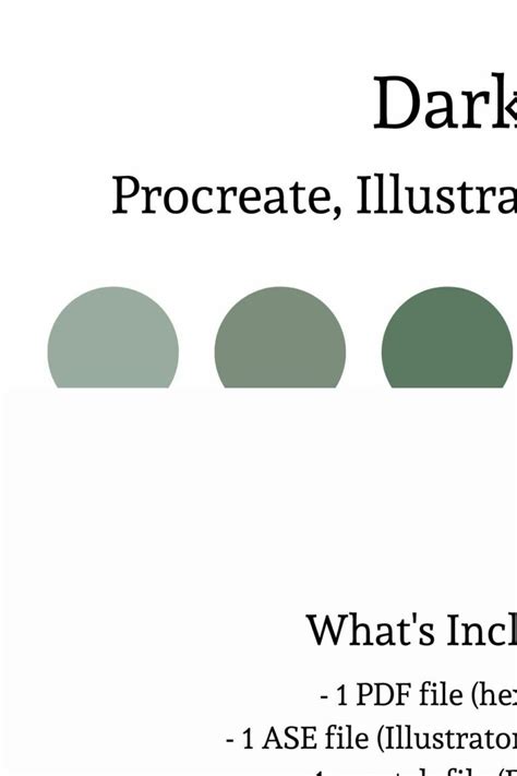 Color Palette Procreate Illustrator Masterbundles