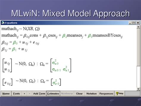 Ppt Multilevel Modeling Using Hlm And Mlwin Powerpoint Presentation