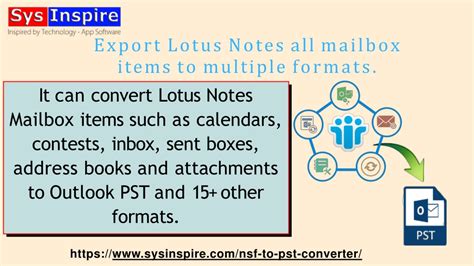 Ppt How To Convert Lotus Notes Nsf File To Outlook Pst File