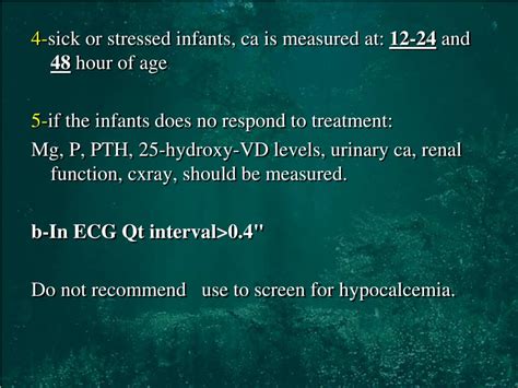 Ppt Neonatal Hypocalcemia And Hypomagnesemia Powerpoint Presentation