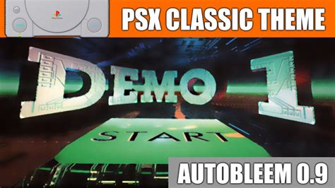 Playstation Classic Demo One Autobleem 090 Theme Download Link