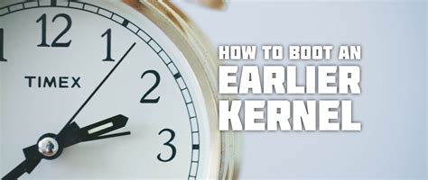 How To Boot An Earlier Kernel On Fedora Fedora Magazine