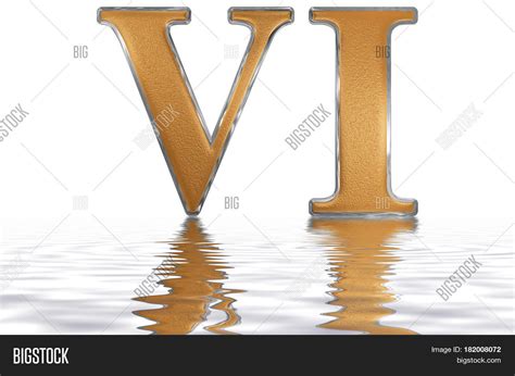 Roman Numeral Vi Sex 6 Six Image Photo Bigstock