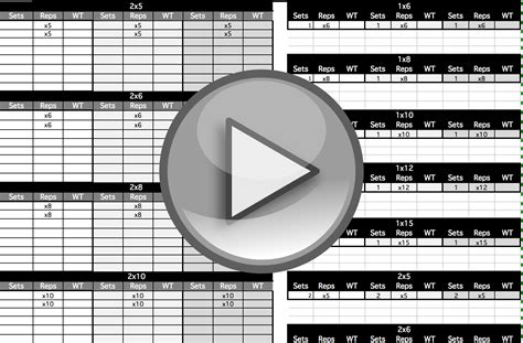 Excel Personal Training Templates Excel Training Designs