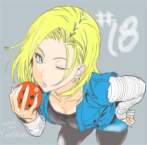 Android 18 By Tenshinta On Deviantart