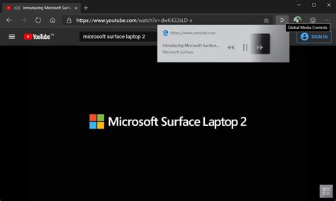 Microsoft Edge On Windows Gets A Media Play Pause Button