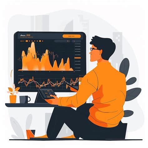 a man sits at a desk with a graph showing that it is graphed on it