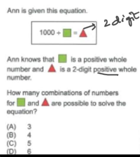 solved ann is given this equation 1000 1 2difann knows