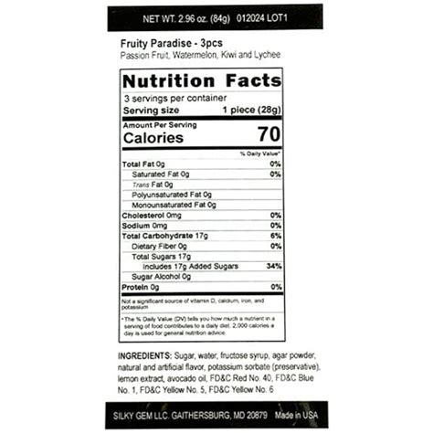 Silky Gem Crystal Candy Fruity Paradise Sampler Pack 3pc Showcase