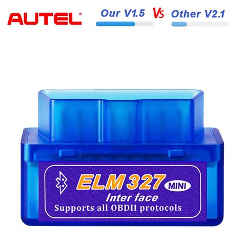 Autel ELM Bluetooth V With Pic F K OBD Car Scanner For Android Windows Car Disgnostic