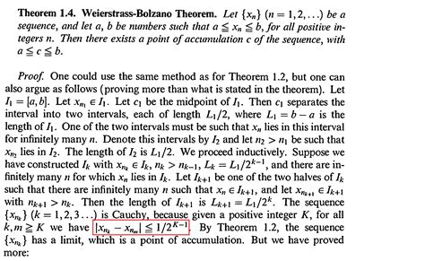 Theorem 14 Of Serge Lang´s Undergraduate Analysis Mathematics Stack