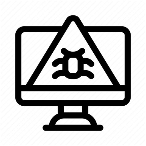 Bug Warning Sign Signaling Alert Danger Icon Download On Iconfinder