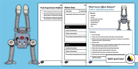 Robot Balancing Steam Activity Hecho Por Educadores