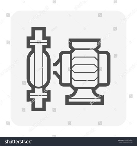 Centrifugal Pump Vector Icon Powered By Stock Vector Royalty Free Shutterstock