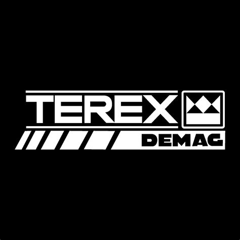Terex Demag White Logo In Png Svg Vector Format Free Download