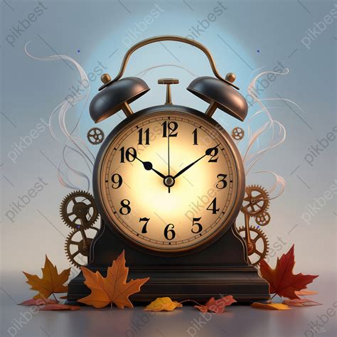 Retro Alarm Clock Digital Art Signifying The End Of Daylight Saving Backgrounds  Free