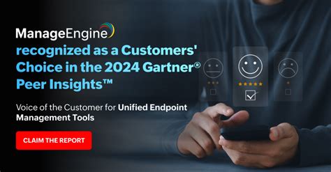 Manageengine Recognized As A Gartner® Peer Insights™ Customers Choice For Unified Endpoint