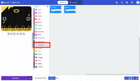 Using Functions To Alternate Colors — 4cscc Lab Manual Makecode