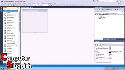 Visual Basic 2013 Tutorial For Beginners Part 1 Basic Form Control