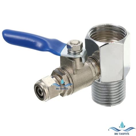 شیر ورودی و سه راهی تصفیه اب