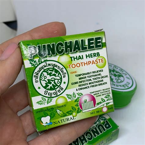 PUNCHALEE Thai Herb Toothpaste 25 g., Знаменитая тайская зубная паста ...