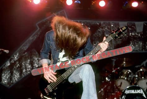 Early Metallica 1985 Cliff Burton W Alembic Bass Fine Art Archival