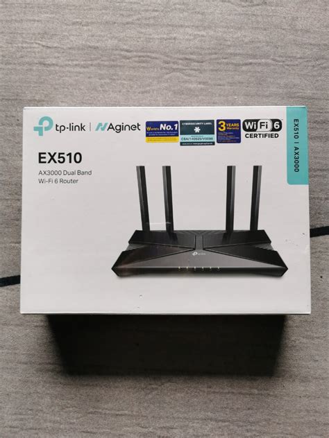 TP Link EX510 AX3000 Dual Band Wifi 6 Router Computers Tech Parts Accessories Networking