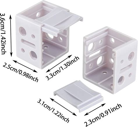 Buy Onlyfu 12 Pack 1 Inch Blind Brackets Vertical Blind Bracket Box