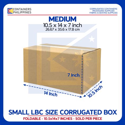 Containersph Medium Lbc Express Size Corrugated Cargo Shipping Box