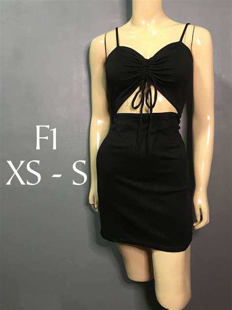 Black Sexy Mini Dress Women S Fashion Dresses Sets Dresses On Carousell
