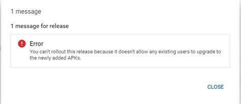 Problem Updating The Version The Version Is Not Accepted Mit App