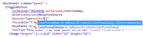 XAML Editing Tools Features ReSharper