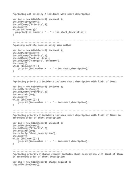 Practicegliderecordapiservicenow 1 Pdf Computer Programming