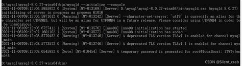 Mysql数据库初始化报错 No Such File Or Directorymysql No Such File Or