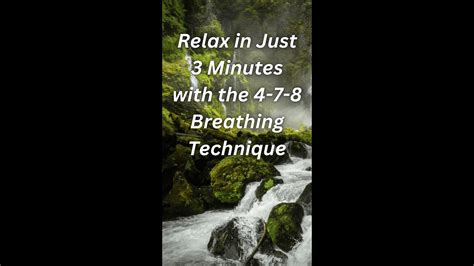 🧘 4-7-8 Breathing Technique | Instantly Reduce Stress & Improve Sleep | #Mindfulness #Meditation ...