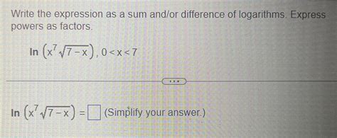 solved write the expression as a sum and or difference of