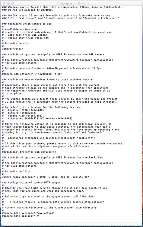 Raspberry Pi Camera V2 Settings Webcams Octoprint Community Forum