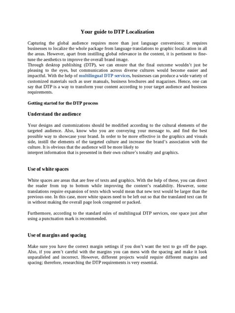 Your Guide To Dtp Localization Pdf Graphics Graphic Design