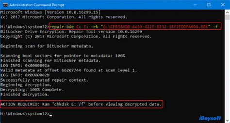Use Download Bitlocker Repair Recovery Tool On Windows 11 10 8 7