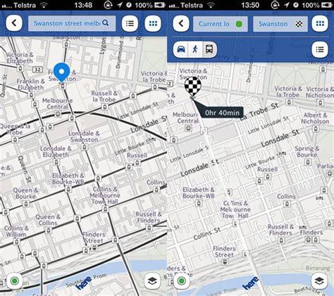 IOS Maps Showdown Apple Maps Google Maps And Nokia HERE Compared