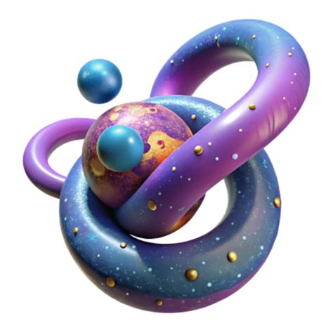 Impressive Minimalist Cosmic Sphere And Orbiting Rings Abstract 3d Render Exclusive 56745266 Png