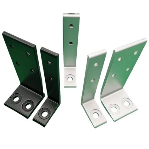 2020 알루미늄 프로파일 L형 앵커 커넥터 사각 풋 컵 그라운드 앵커 울타리 베이스 가드레일 지원 알루미늄 Aliexpress