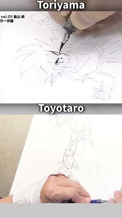 Toyotaro Speed Draw Vs Toriyama Youtube