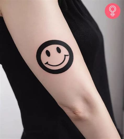 Smiley Face Tattoo 8 Best Designs To Spread Joy