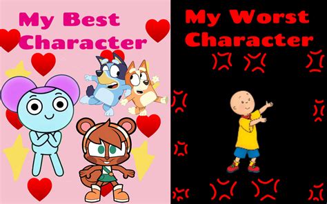 My Best Character And Worst Character By Tocino14 On Deviantart