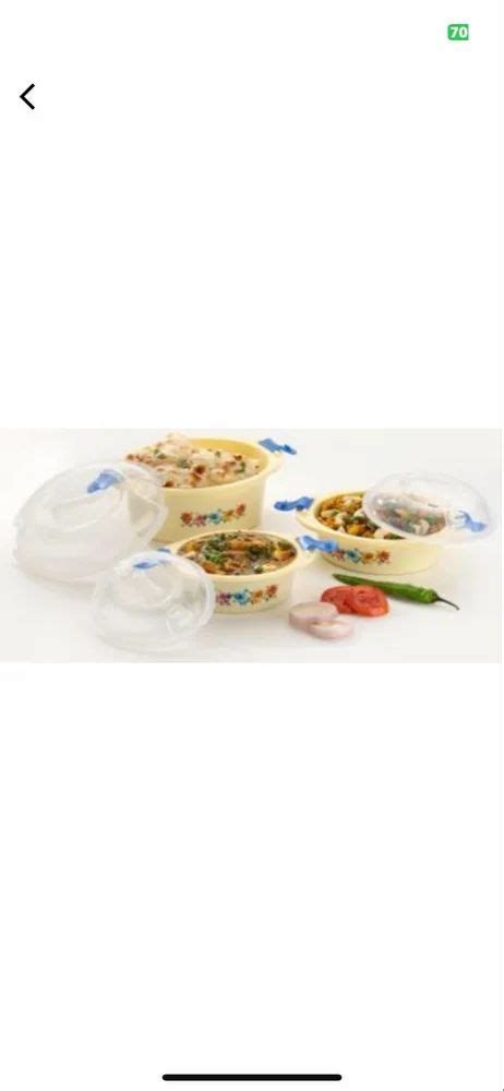 Microwave Safe Cookwares 3 Pcs At Best Price In Ahmedabad By Krisha