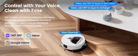 Okp Lidar Robot Vacuum And Mop Combo 6000pa Automatic